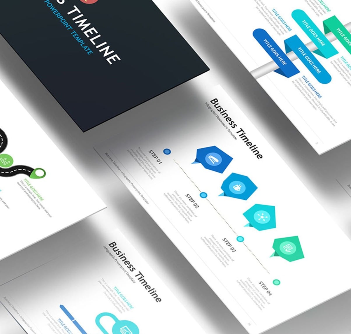 Business Timeline - Infographic PowerPoint Template #67109