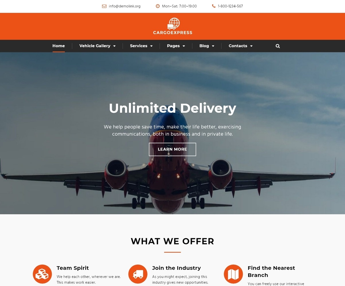 Delivery Services Multipage HTML5 Template