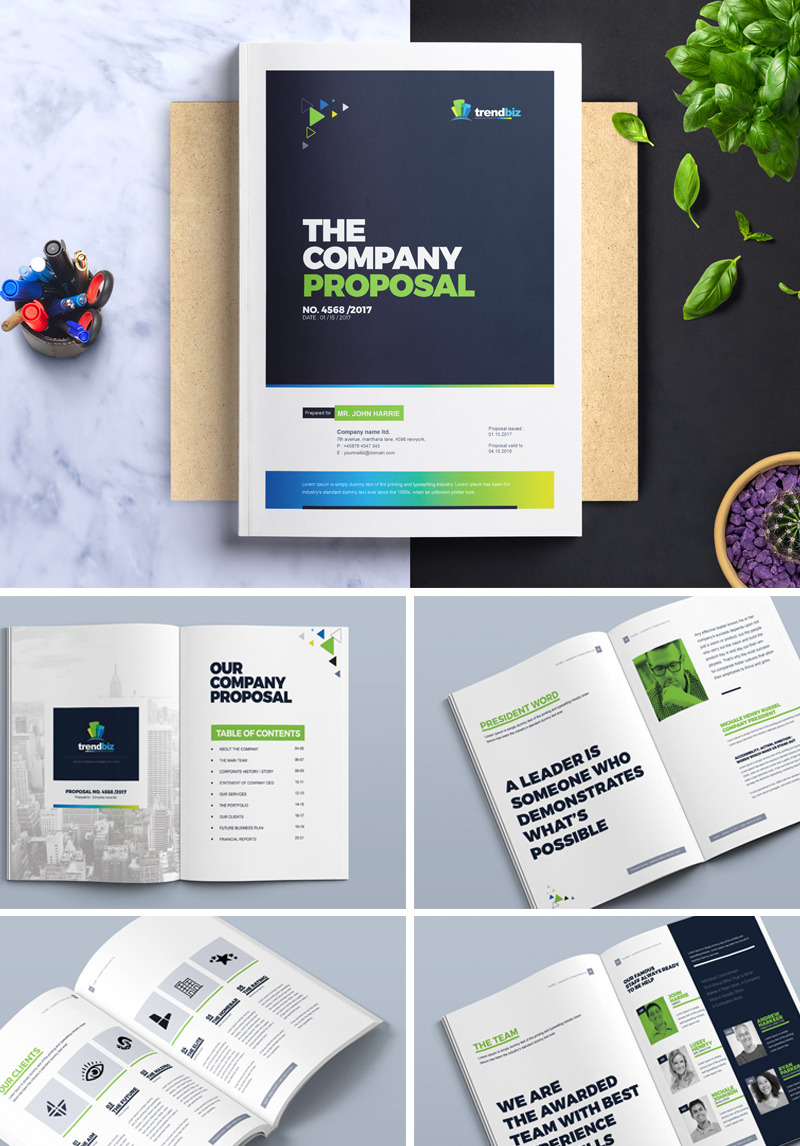 Corporate Project Proposal - - Corporate Identity Template