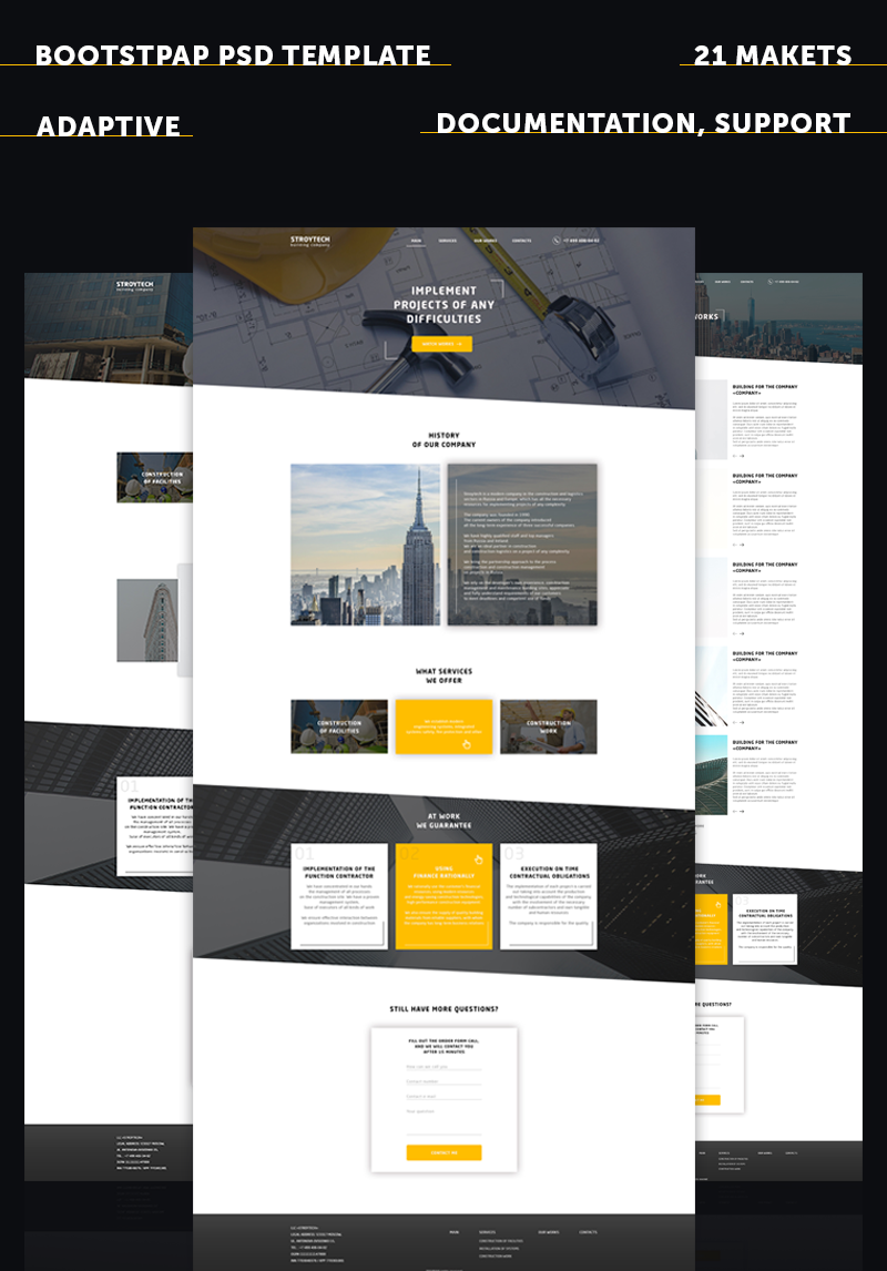 Building Responsive PSD Template #67856