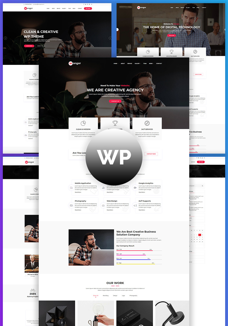 Top Rated Multipurpose Responsive WordPress Theme By Themex