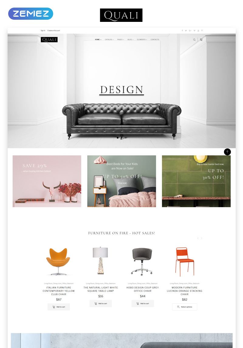 Furniture Multipage Responsive Html Theme