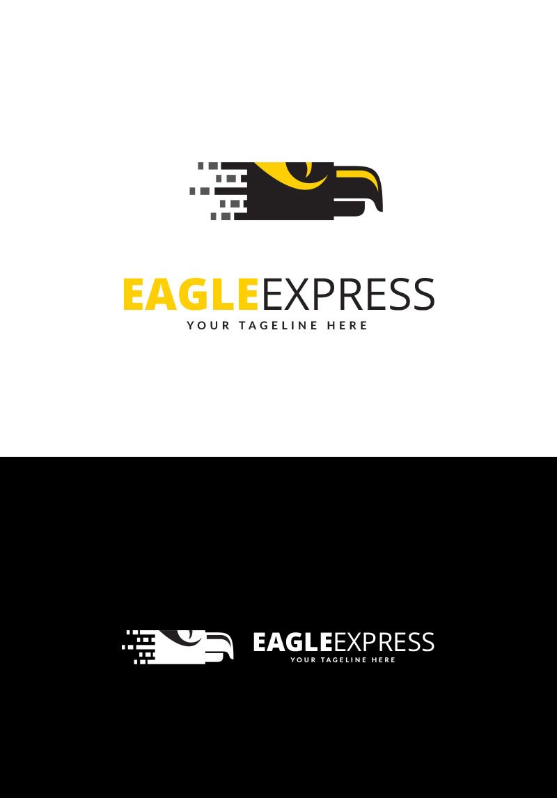 Eagle Express Logo Template #68605 - TemplateMonster