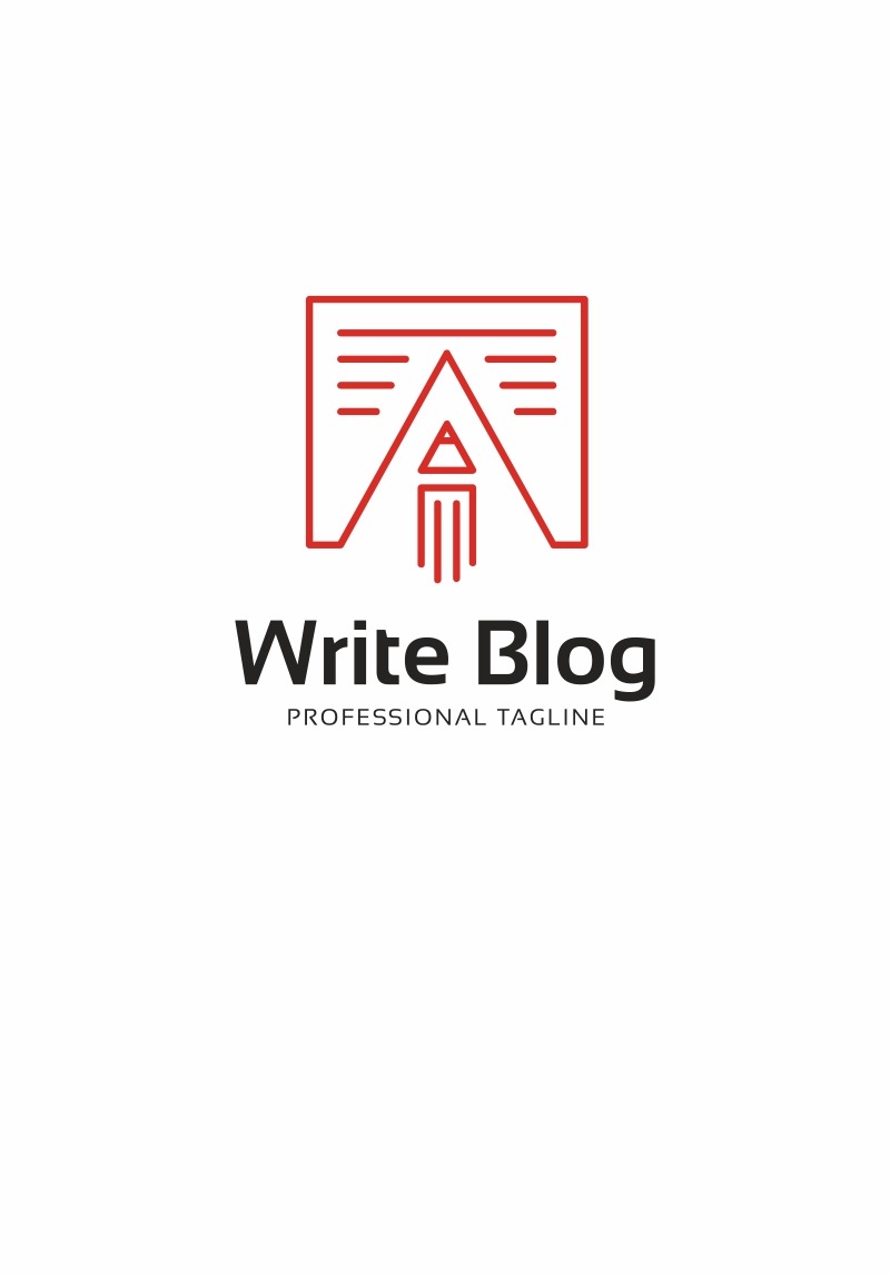 Write Blog Logo Template #68979