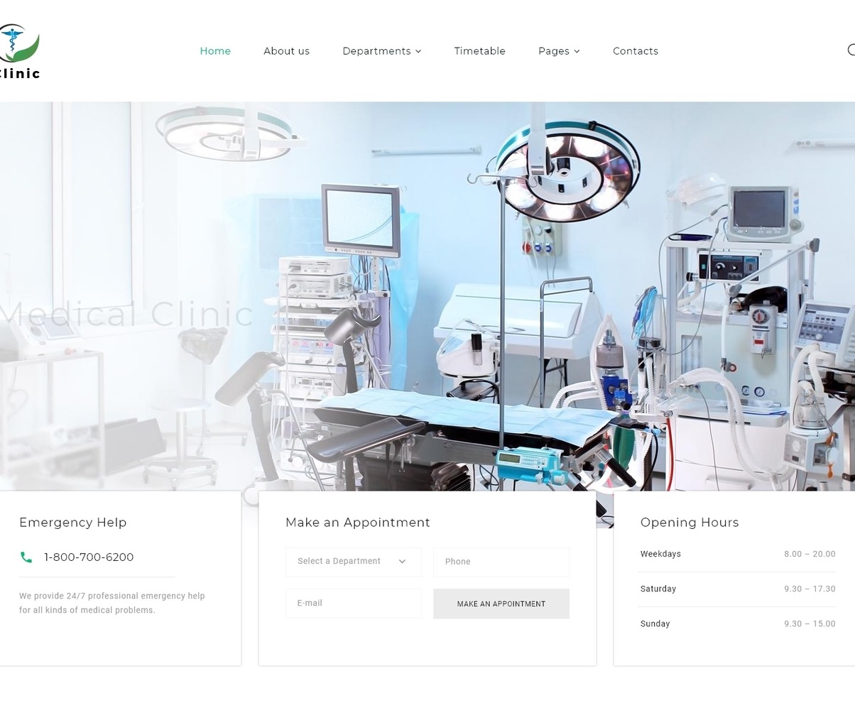 Medical Service Multipage HTML5 Template