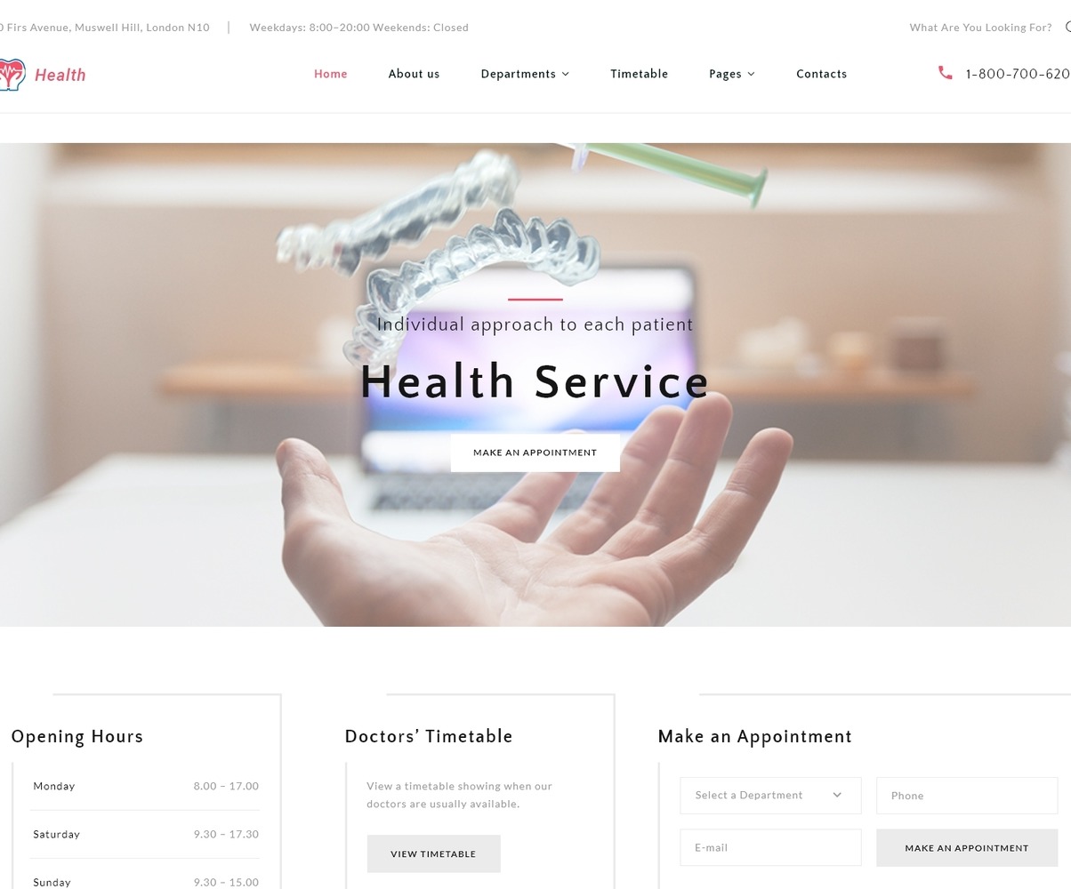Clinic Multipage HTML5 Template
