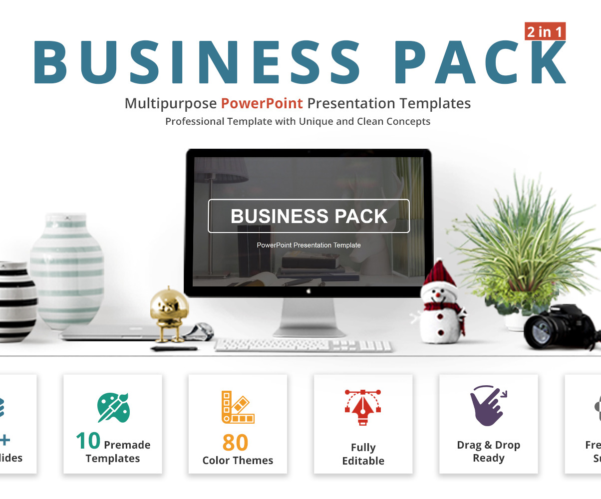 Business Pack PowerPoint template #69412