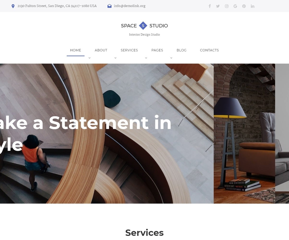 Interior Design Multipage HTML Template