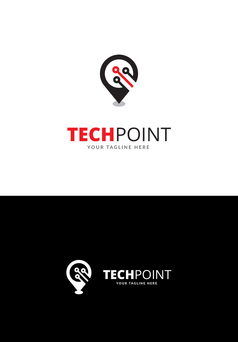 Tech Point Logo Template #69887