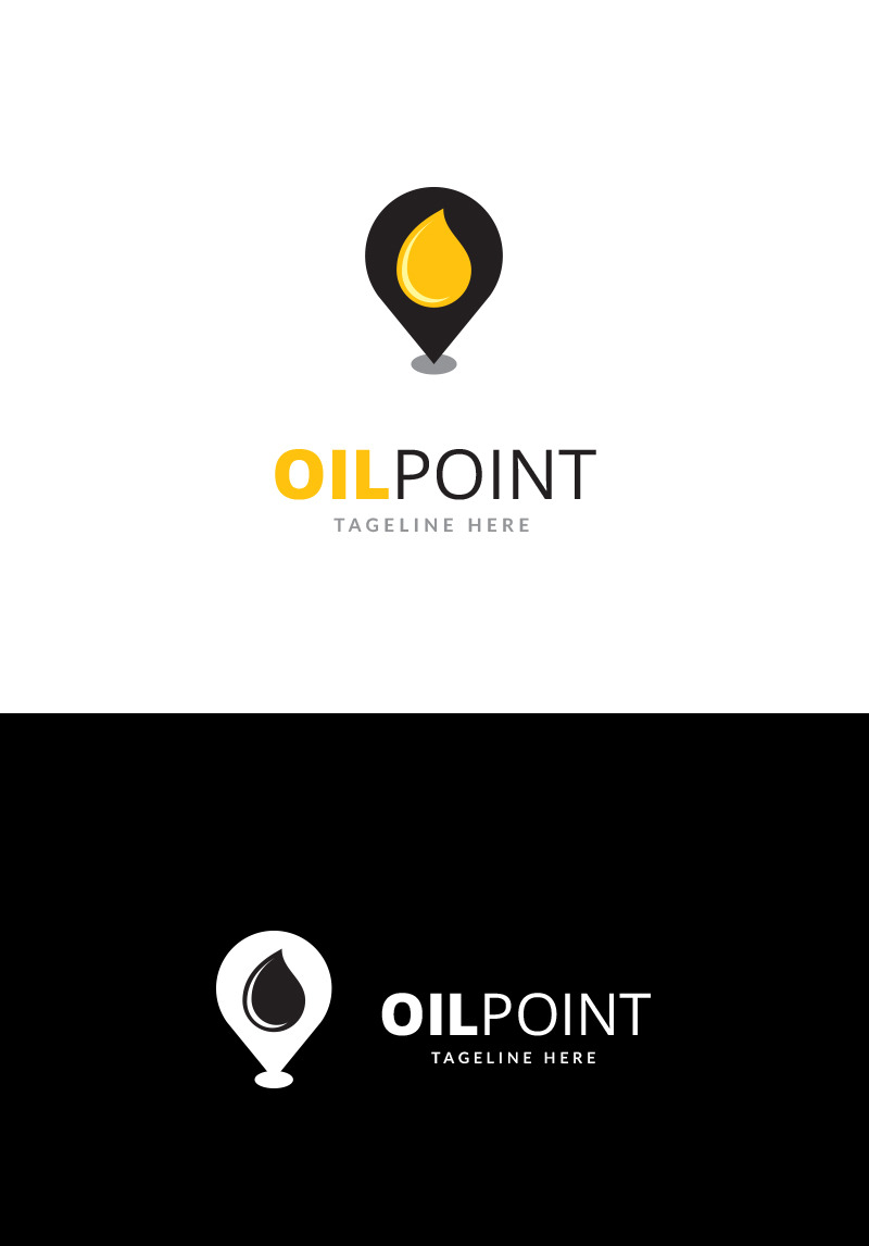 Oil Point Logo Template #69965
