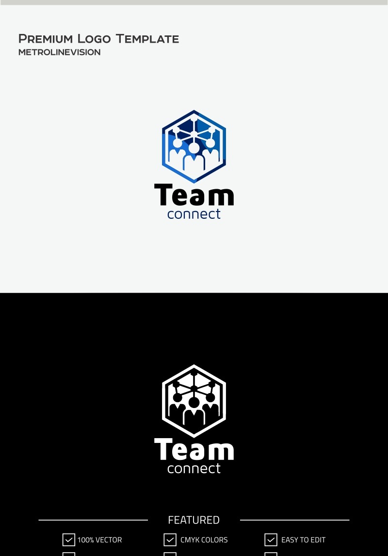 Team Connect Logo Template #70096