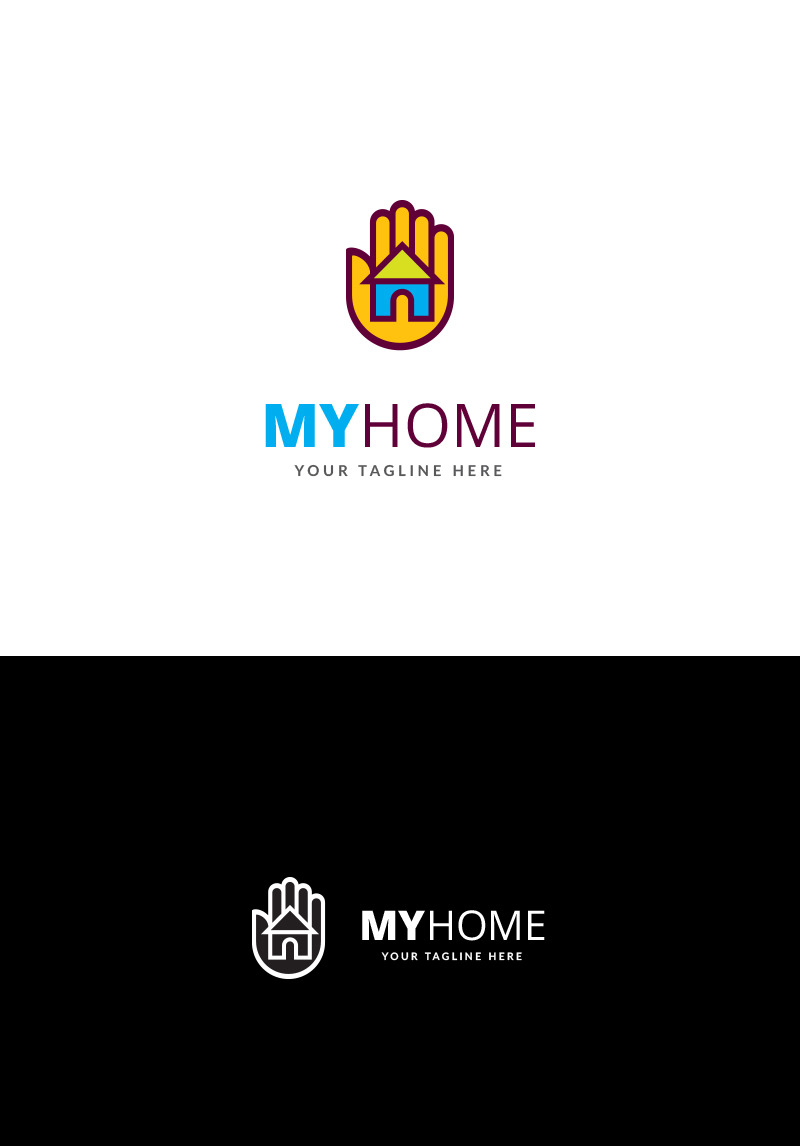 My Home Logo Template #70310 - TemplateMonster