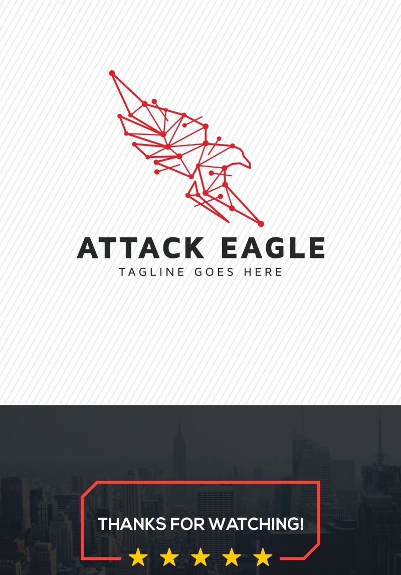 Eagle Attack Logo Template #70569