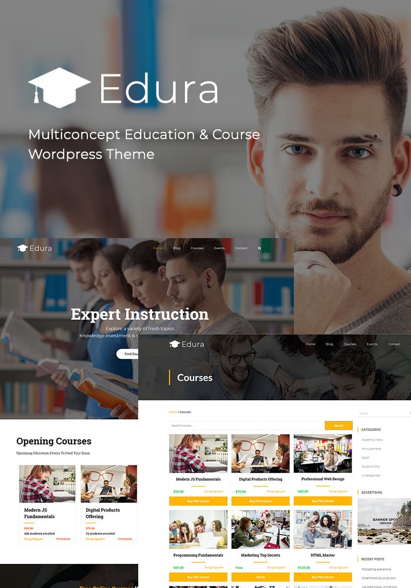 Edura - LearnPress Education WordPress Theme