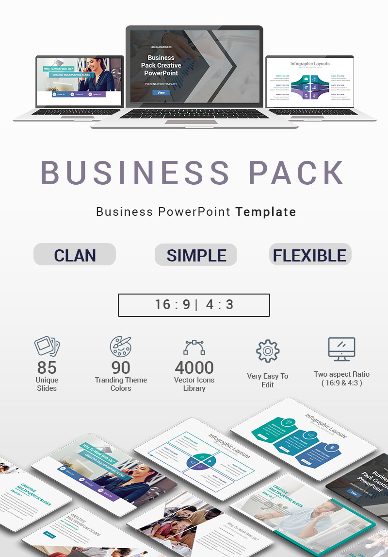 Business Pack PowerPoint Template #71127