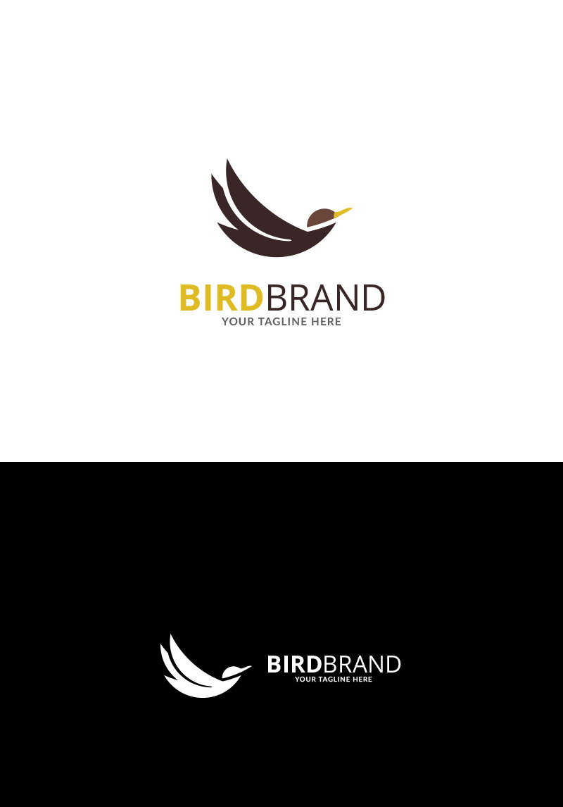 Flying Bird Brand Logo Template #71102