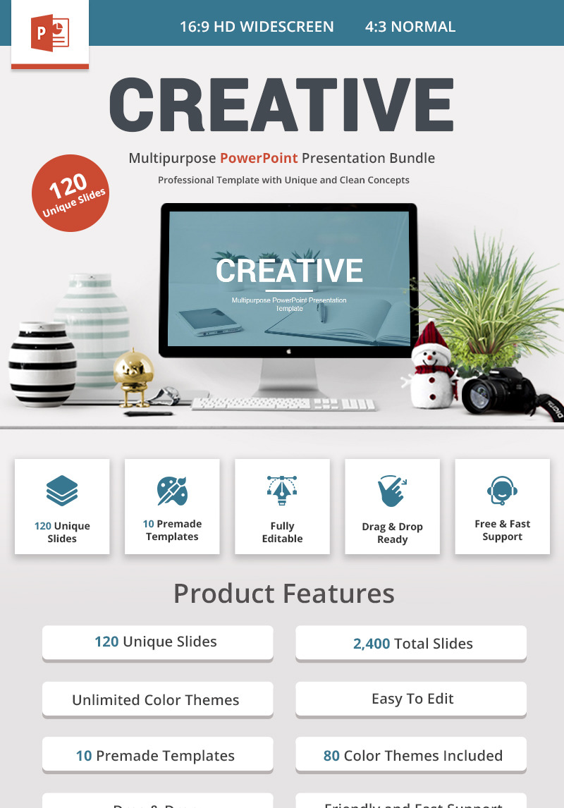 Creative PowerPoint Template Professional Pack