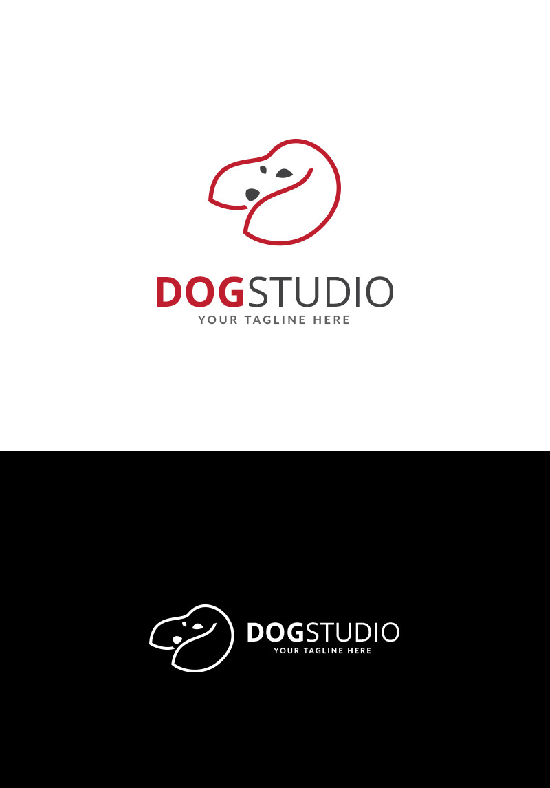 Dog Studio Logo Template #73316