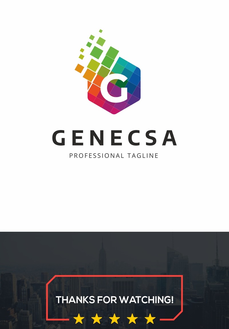 Genecsa G Letter Logo Template #73500