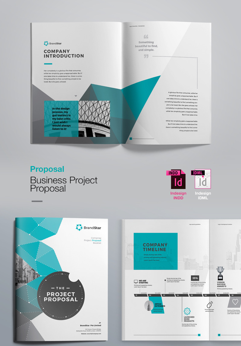 Business Proposal - Corporate Identity Template #74213