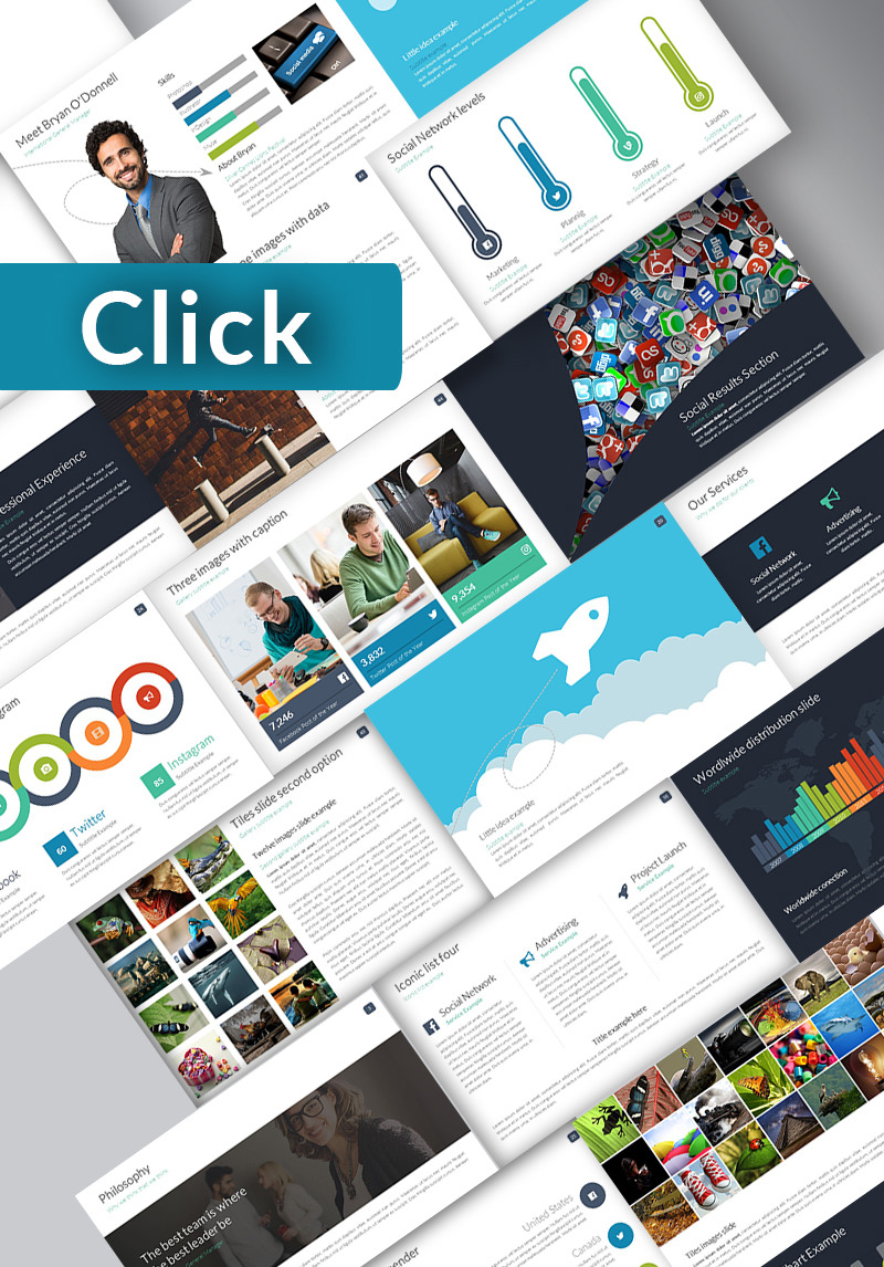 Click PowerPoint Template #74407