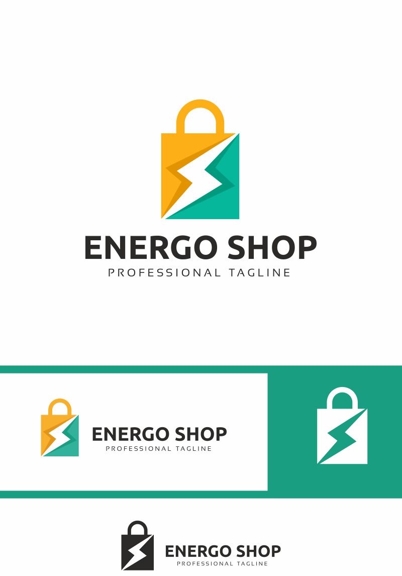 Energy Shop Logo Template #74438 - TemplateMonster