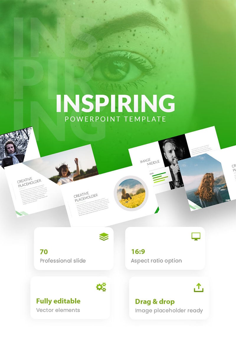 Inspiring PowerPoint Template #74525