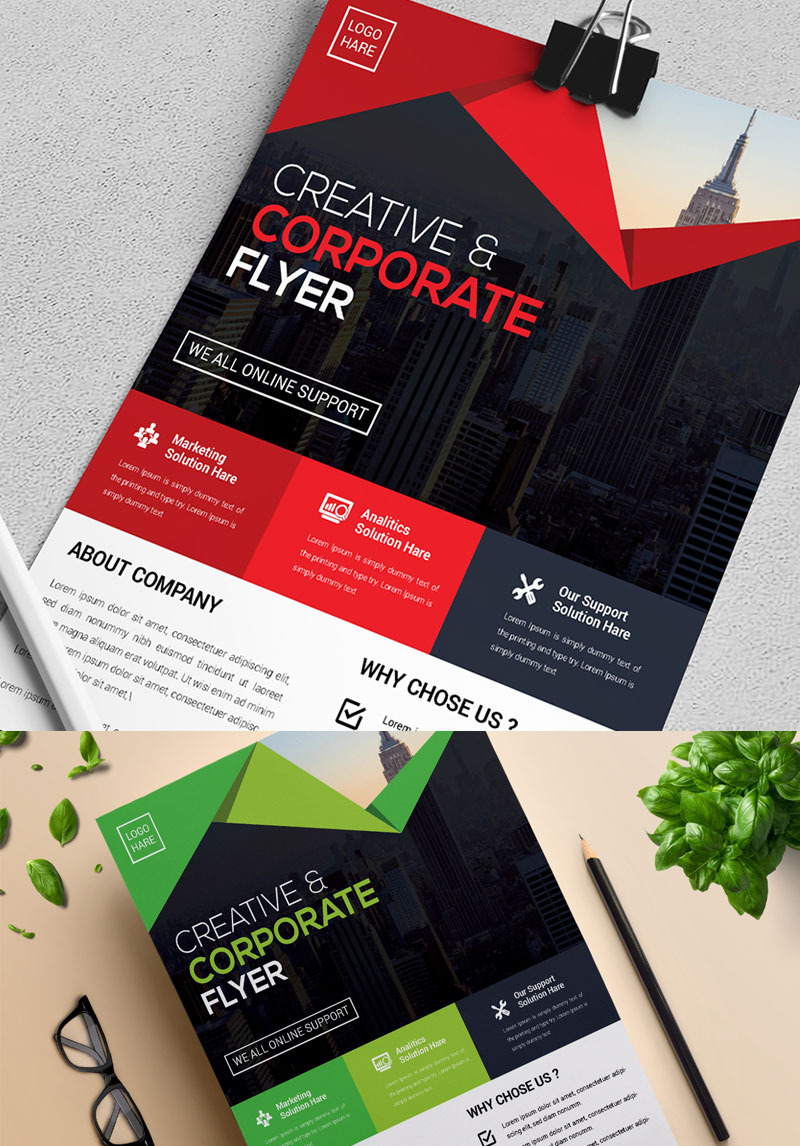 Creative and Modern Flyer | Vol. 09 Corporate Identity Template #75484