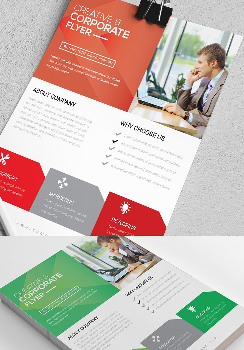 Creative and Modern Flyer | Vol. 12 Corporate Identity Template #75481