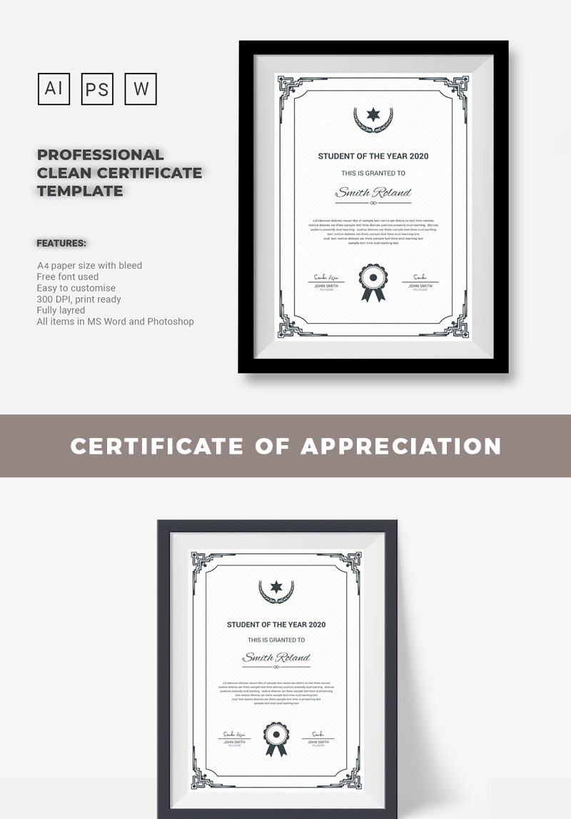 Completion Certificate Template #75682