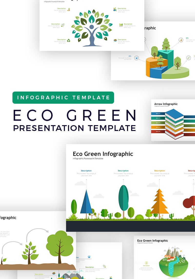 Eco Presentation - Infographic PowerPoint Template #75936