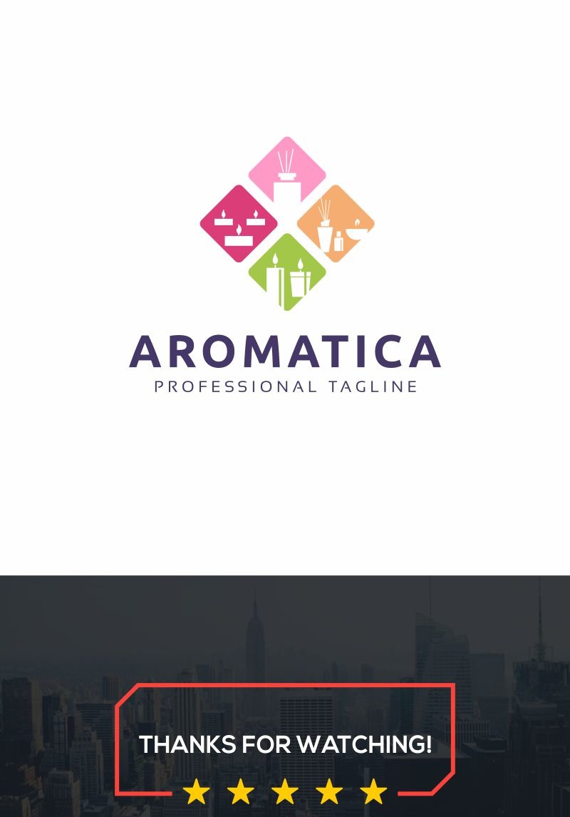 Aromatica Logo Template #76390 - TemplateMonster