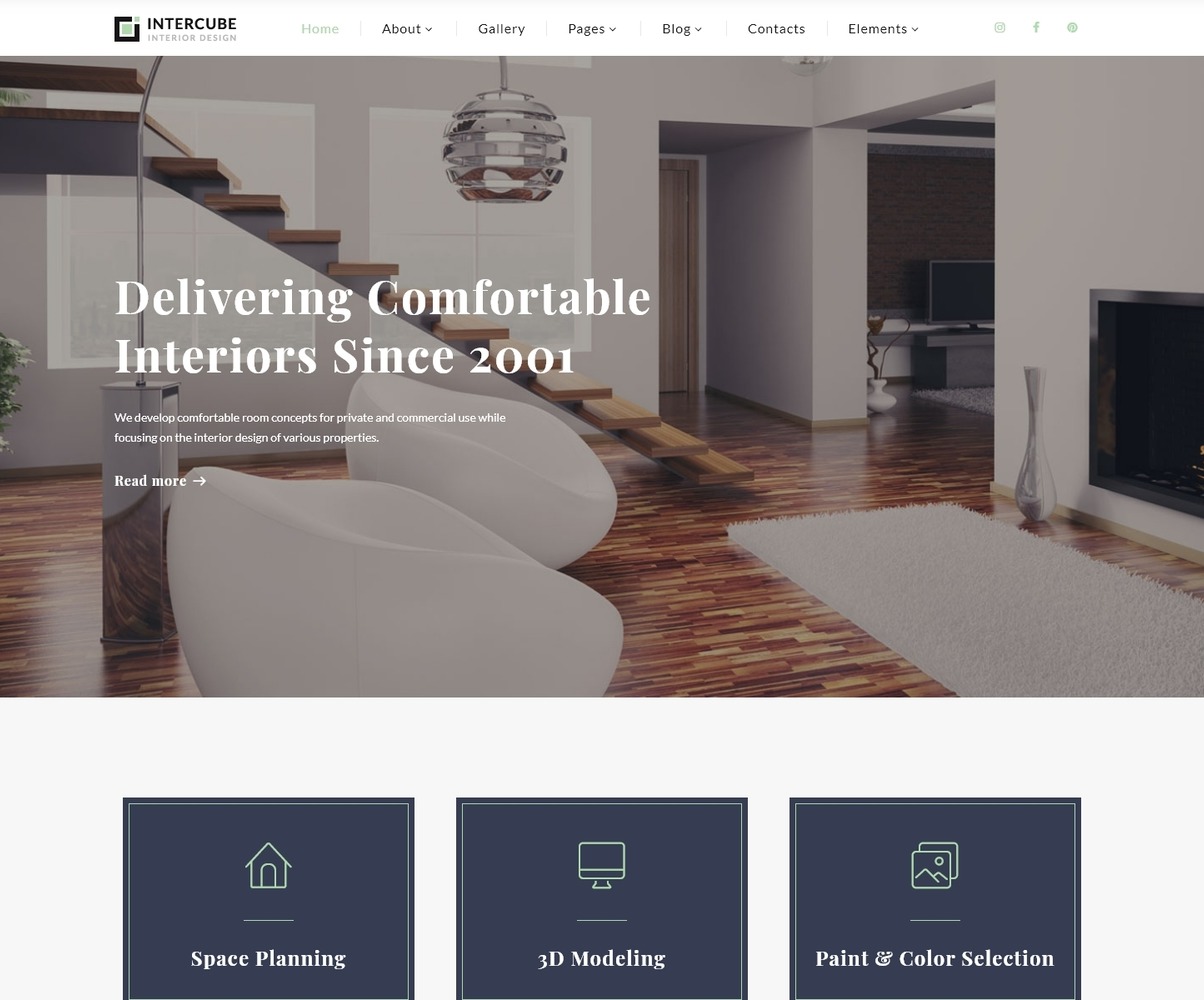 Interior Design Ready-to-Use Modern HTML5 Template