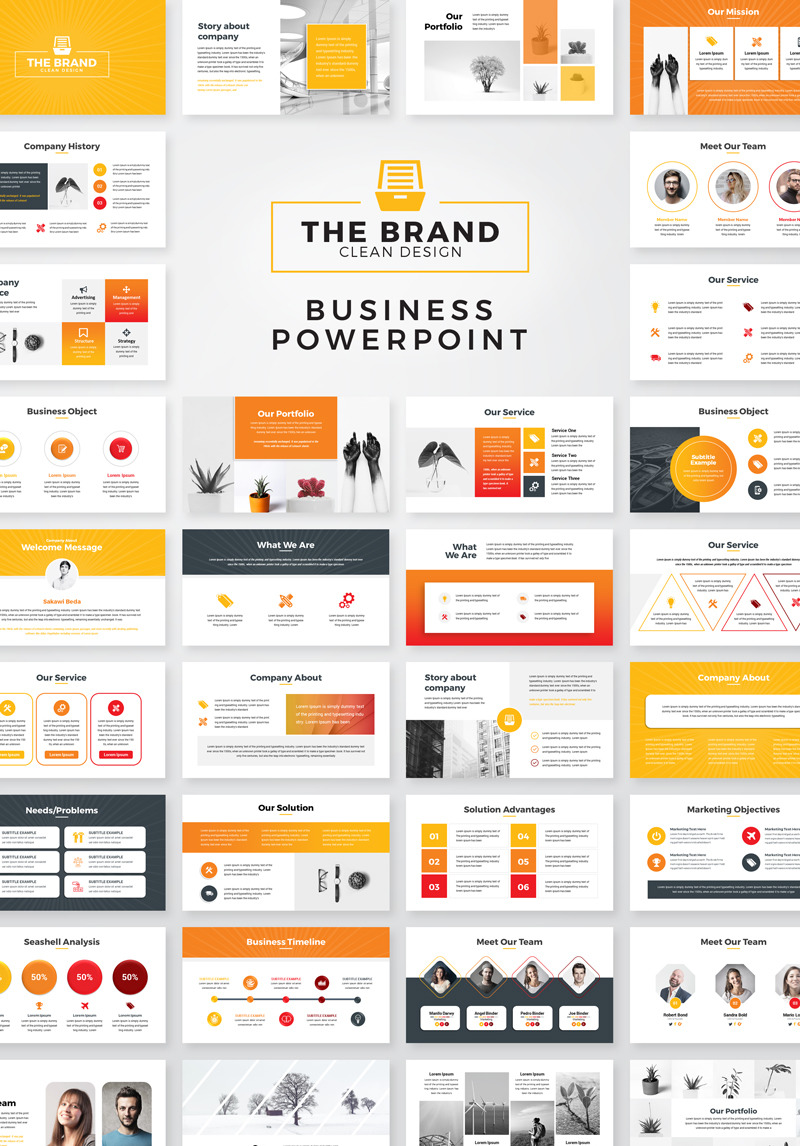 The Brand - PowerPoint Template #76776 - TemplateMonster