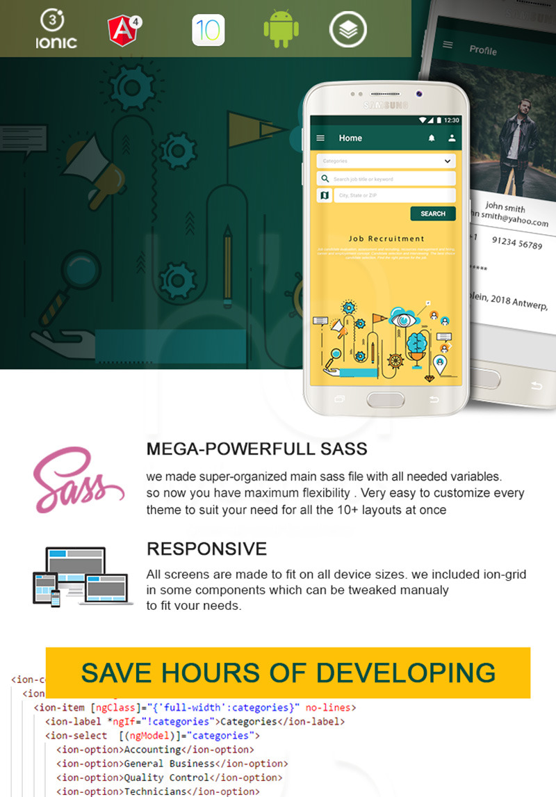 Jobs App Template #77089 - TemplateMonster