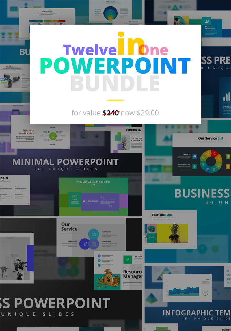 12in1 PowerPoint Presentation PowerPoint Template #77725