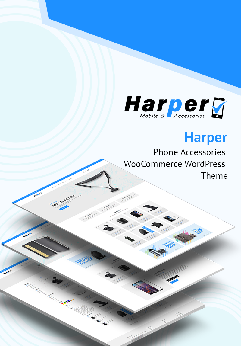 Harpar - Phone Accessories WooCommerce Theme #77854
