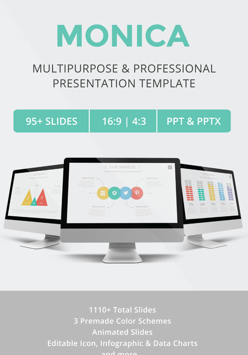 Monica - PowerPoint Template #77826