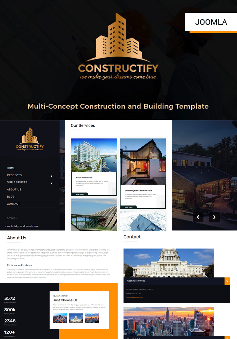 Constructify- Construction and Building Joomla Template #77943