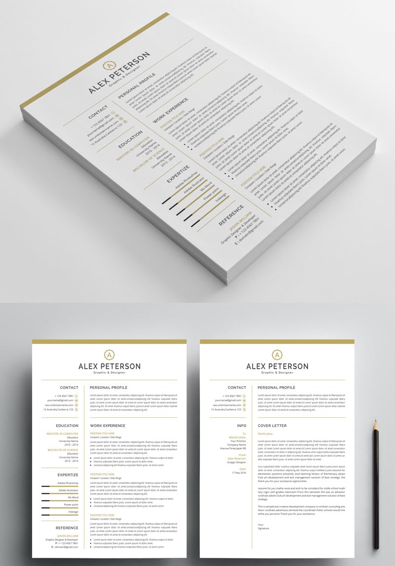 Alex Peterson Resume Template #78200
