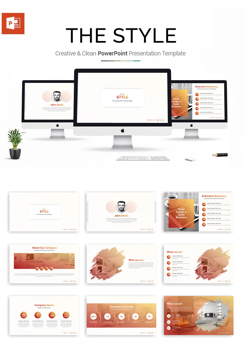 The Style PowerPoint Template #78232 - TemplateMonster