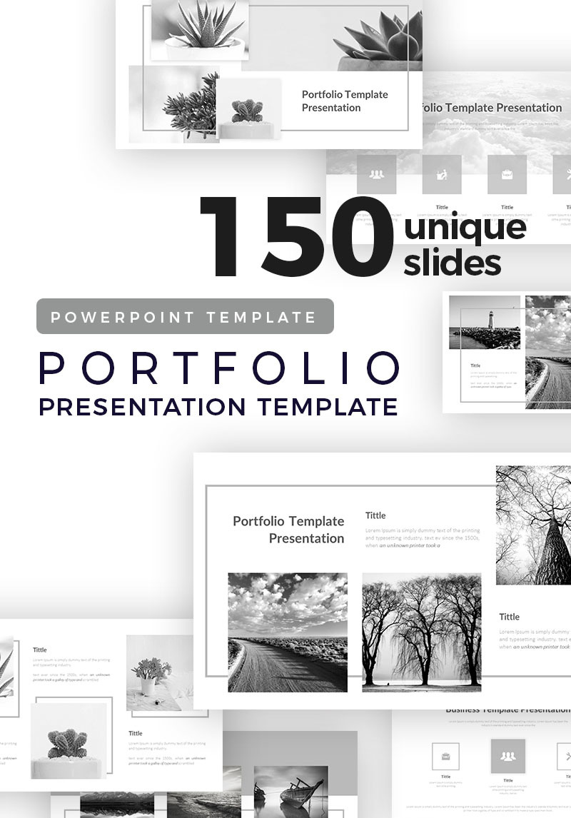 Portfolio PowerPoint Template #78529