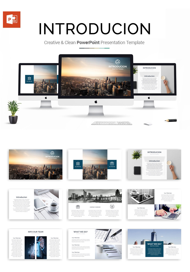 Introduction Presentation PowerPoint Template