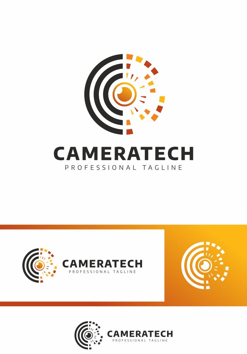 Secure Eye / Camera - Logo Template #78843 - TemplateMonster