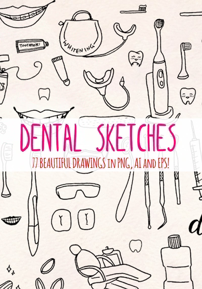 77 Dentist and Dental Vector Graphics #79415