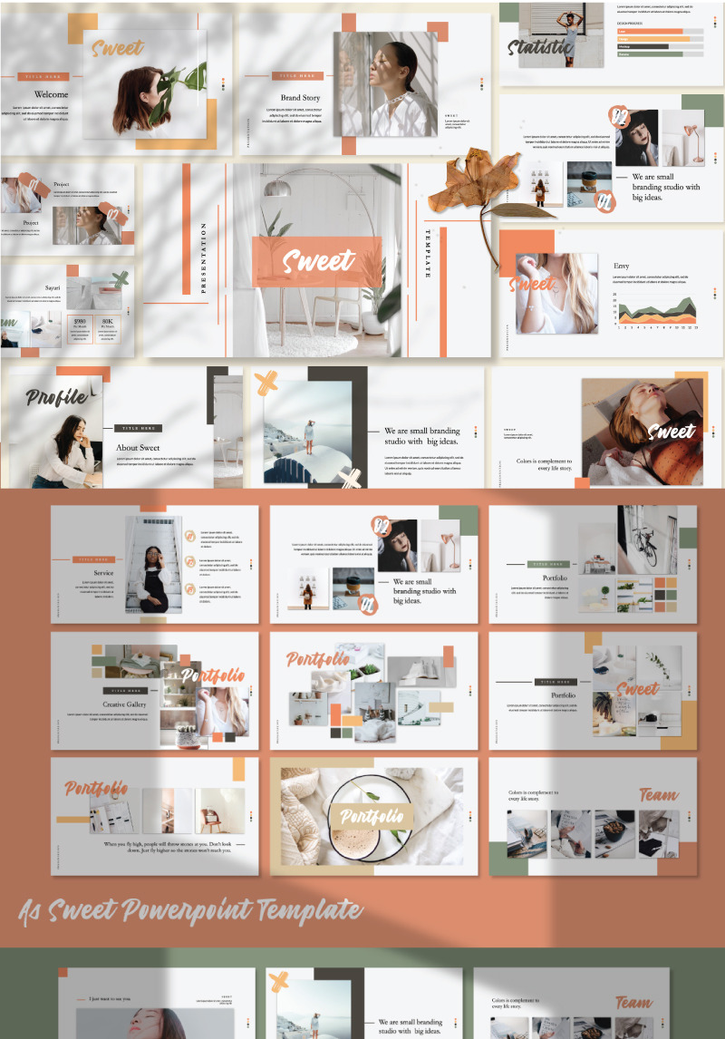 Sweet PowerPoint Template #79740