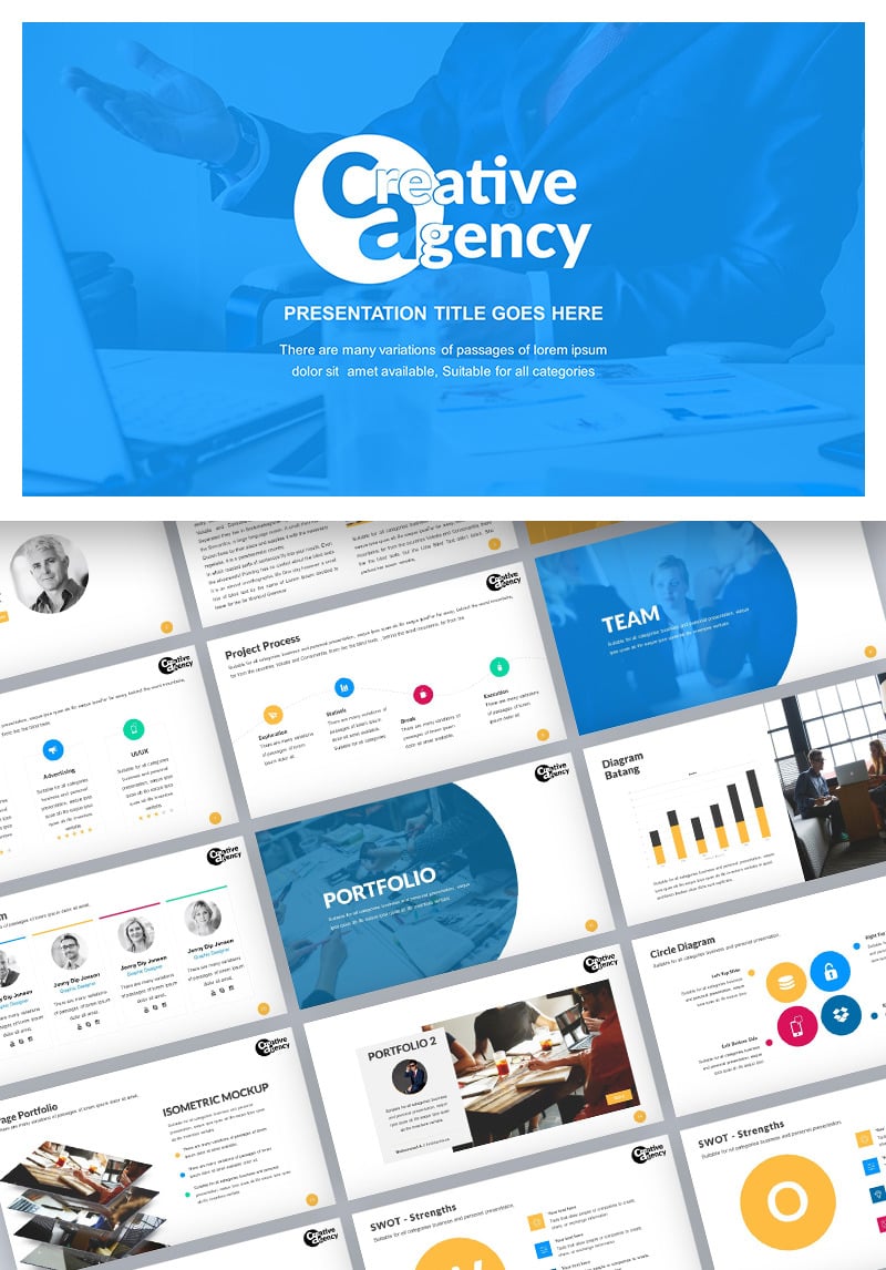 Creative Agency PowerPoint Template #79851