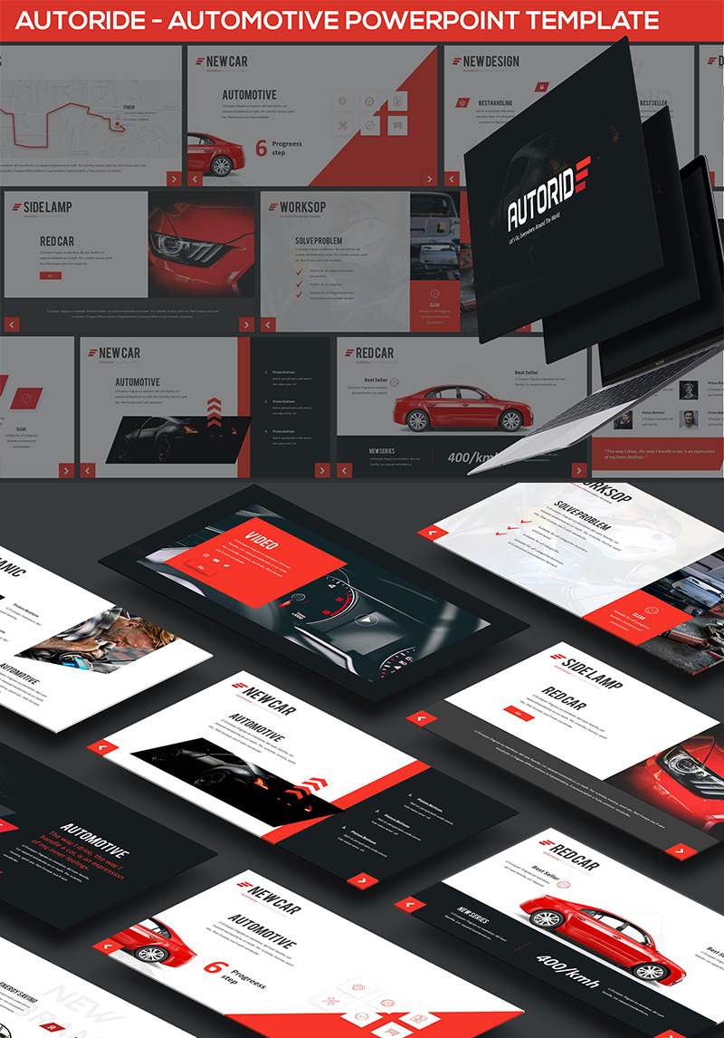 Autoride - Automotive Presentation PowerPoint Template