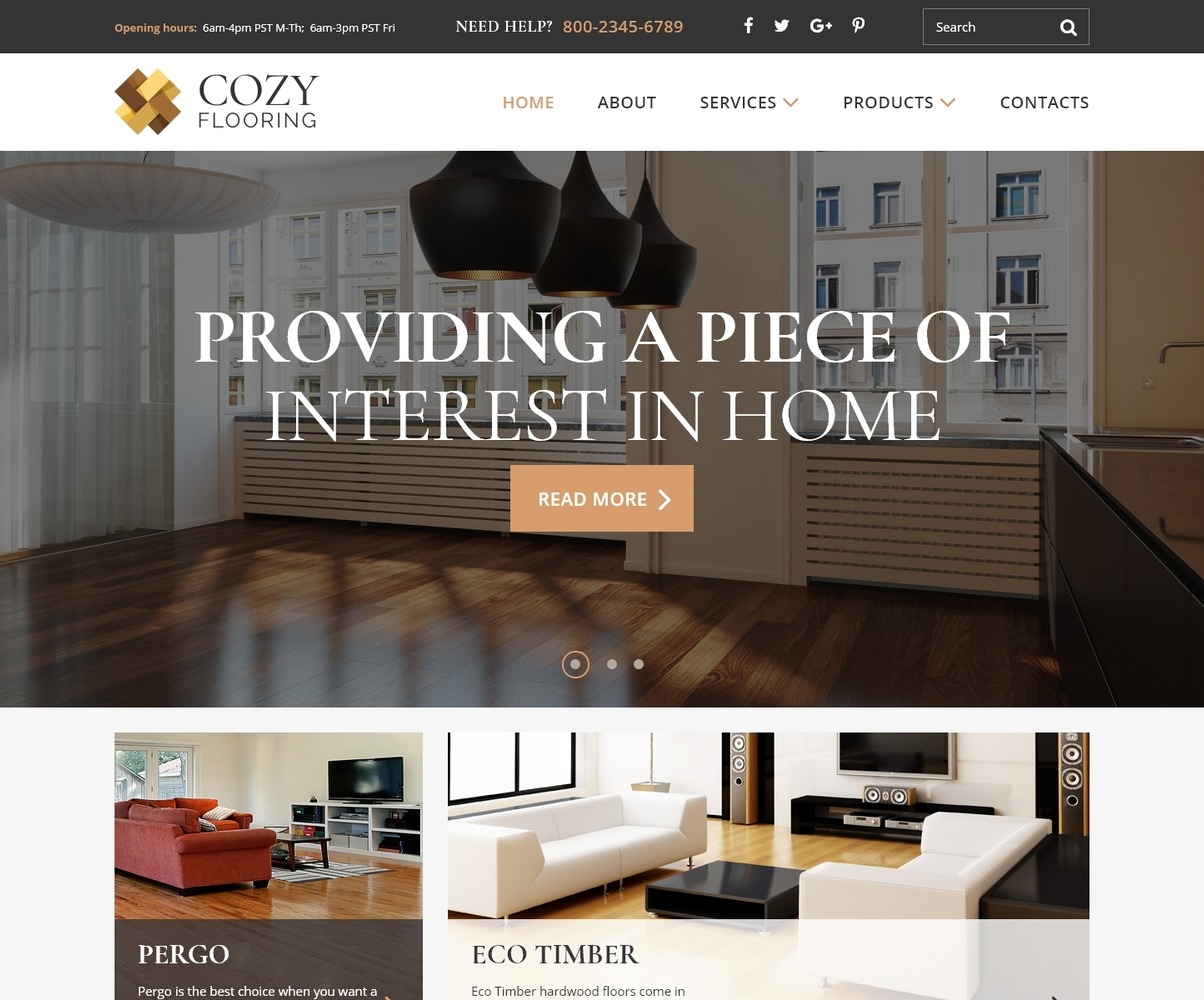 COZY Responsive HTML Template