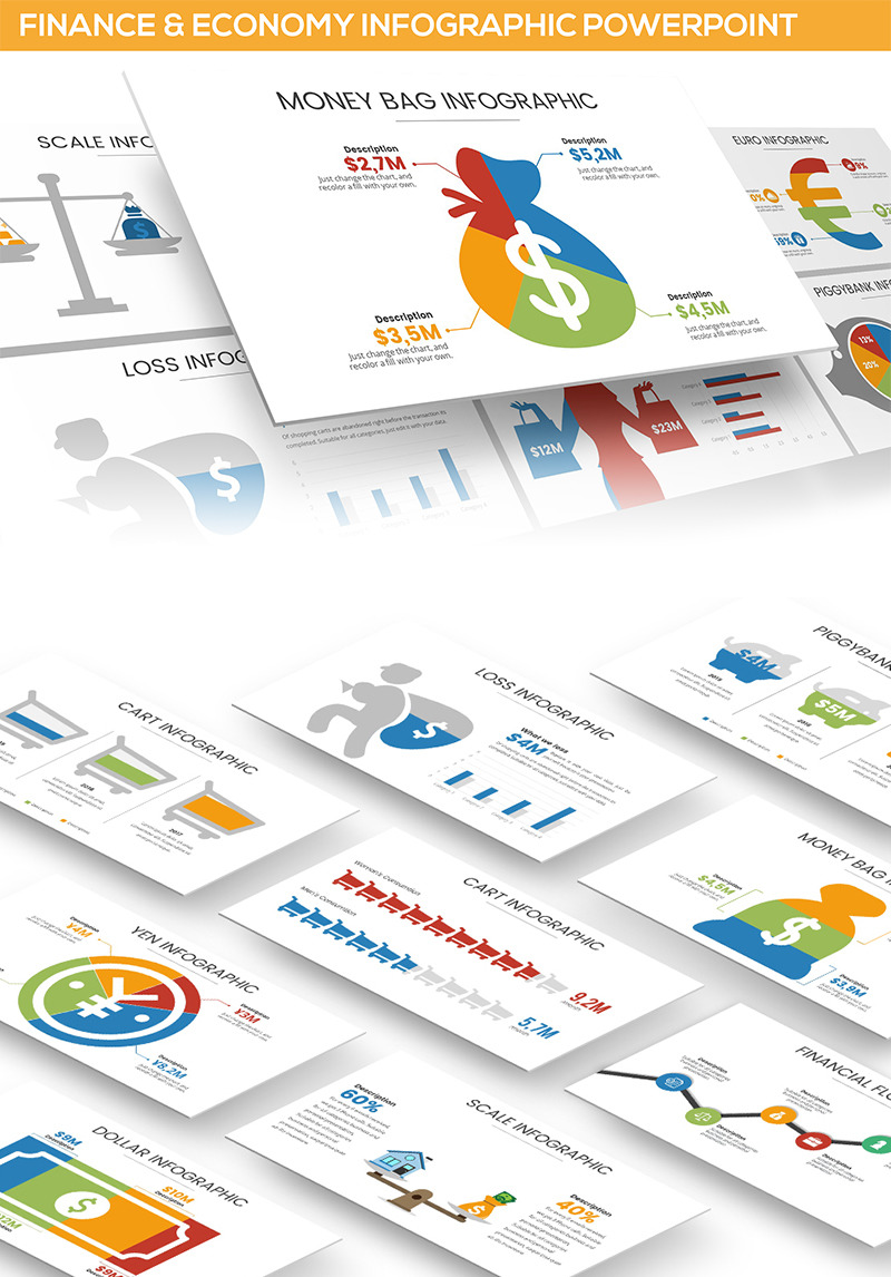 Finance & Economy Infographic PowerPoint Template #81902
